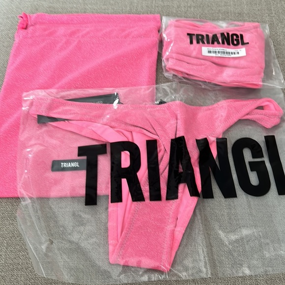 triangl swimwear | Swim | New Triangl Mica Pitaya Sparkle Set 22 | Poshmark